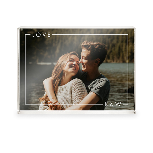 Love Border Acrylic Block by Shutterfly | Shutterfly