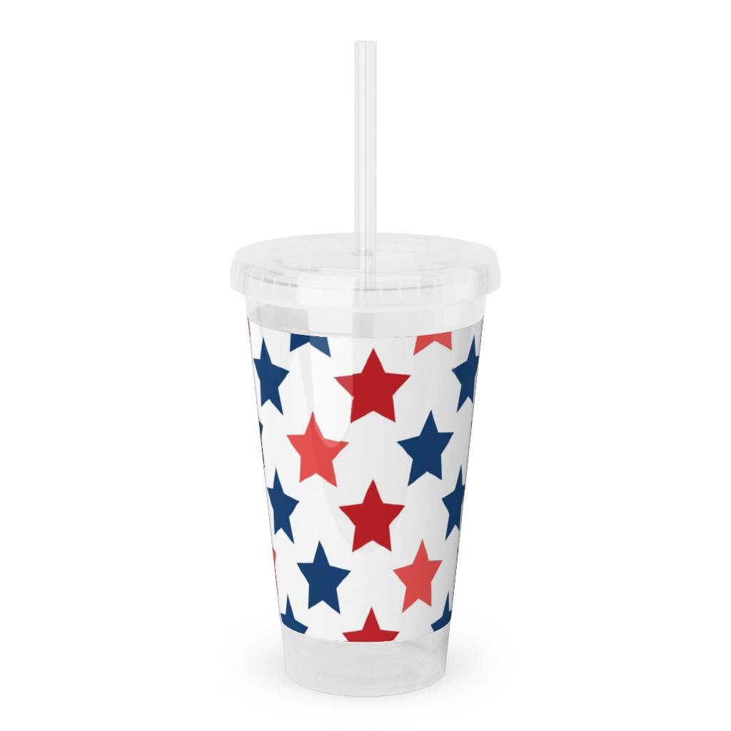 American Stars Acrylic Tumbler with Straw | Shutterfly