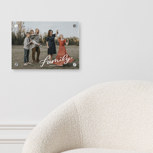 Family Letters Acrylic Print by Shutterfly | Shutterfly
