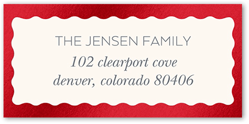 Wavy Frames Address Label by Petite Lemon | Shutterfly