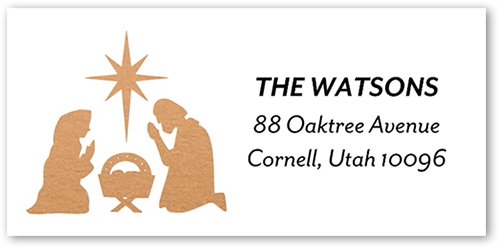 Holy Family Scripture Address Label by Jill Smith | Shutterfly