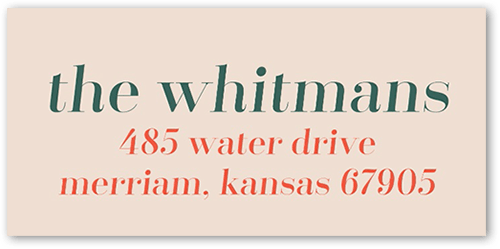Classic Photo Collage Address Label by Yours Truly | Shutterfly