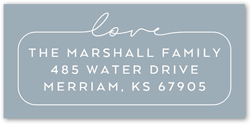 Script Border Address Label By Yours Truly Shutterfly