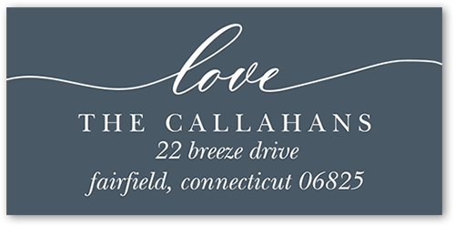 Traditional Festive Foil Address Label by Yours Truly | Shutterfly