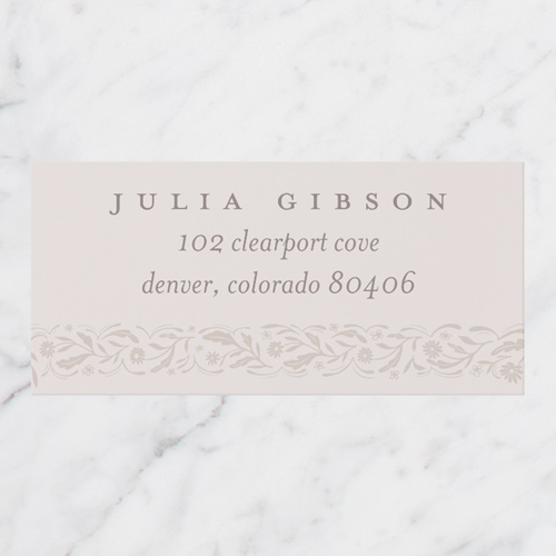 Flowery Architecture Address Label by Yours Truly | Shutterfly