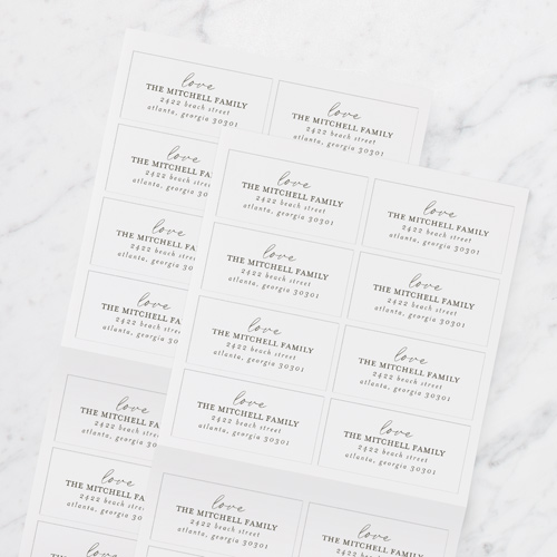 Signature Name Address Label by Yours Truly | Shutterfly