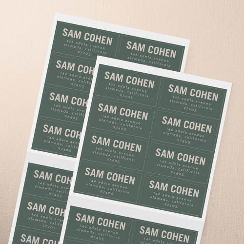 Editable Headline Address Label by Yours Truly | Shutterfly