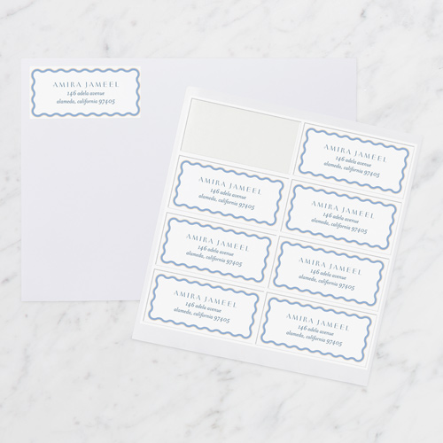 Whimsical Wave Address Label by Kelli Hall | Shutterfly