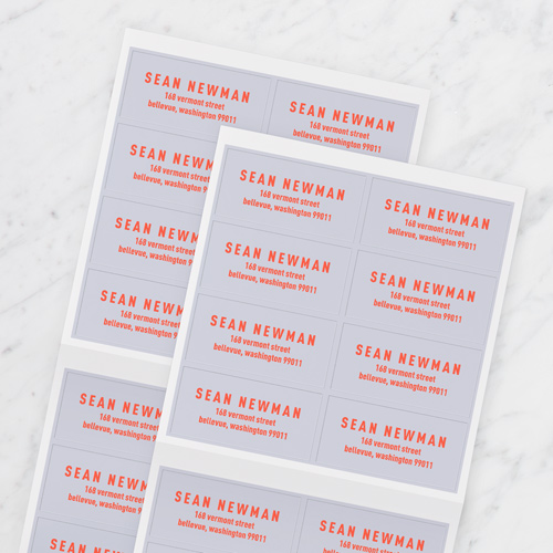 Editable Half Address Label by Yours Truly | Shutterfly