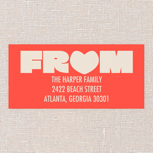 Bold Holiday Fun Address Label by Float Paperie | Shutterfly