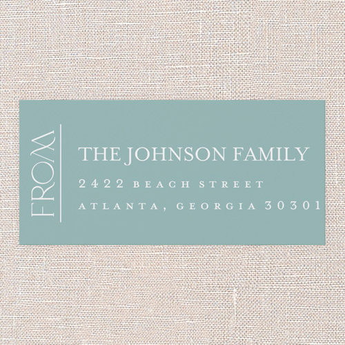 Classic Holiday Elegance Address Label by Yours Truly | Shutterfly