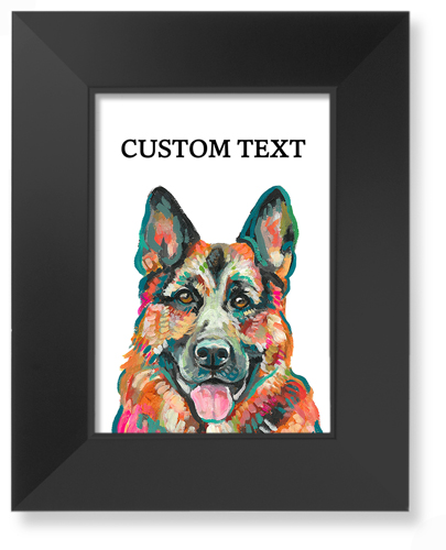 German Shepherd Custom Text Art Print | Wall Decor | Shutterfly
