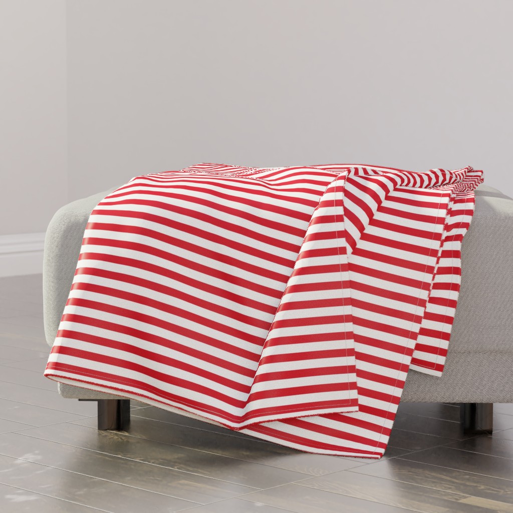 Stripes - Red and White Blanket | Shutterfly