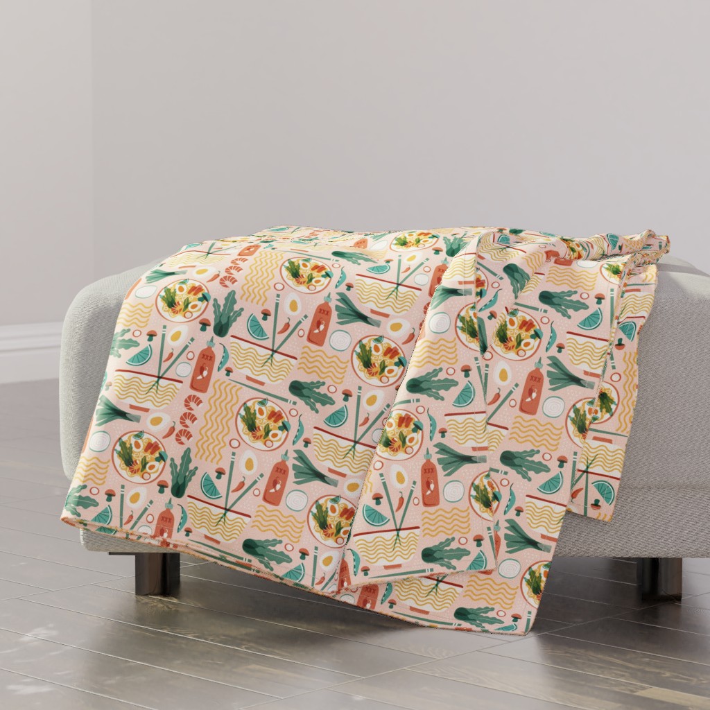 Pho Real Ramen Noodle - Multicolor Blanket | Shutterfly