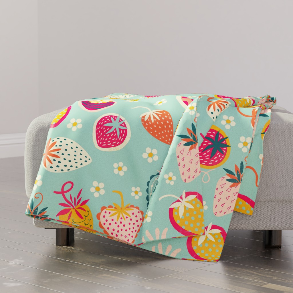 Sweet Strawberries - Multi Blanket | Shutterfly