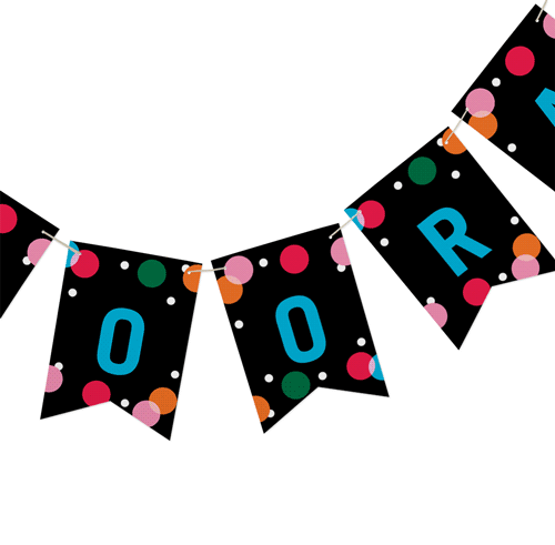 Funfetti Celebration Bunting Banner by Shutterfly | Shutterfly