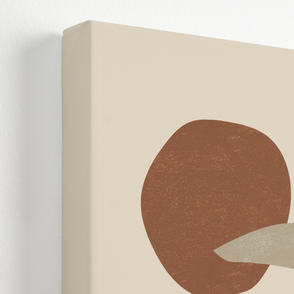 Abstract Shape and Leaf Collage - Neutral Print | Shutterfly