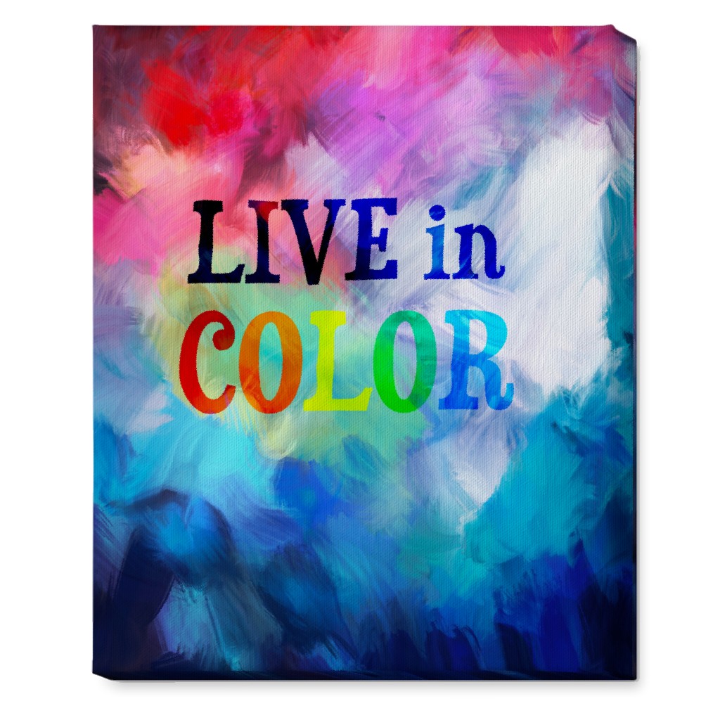 Live in Color - Multi Wall Art | Shutterfly