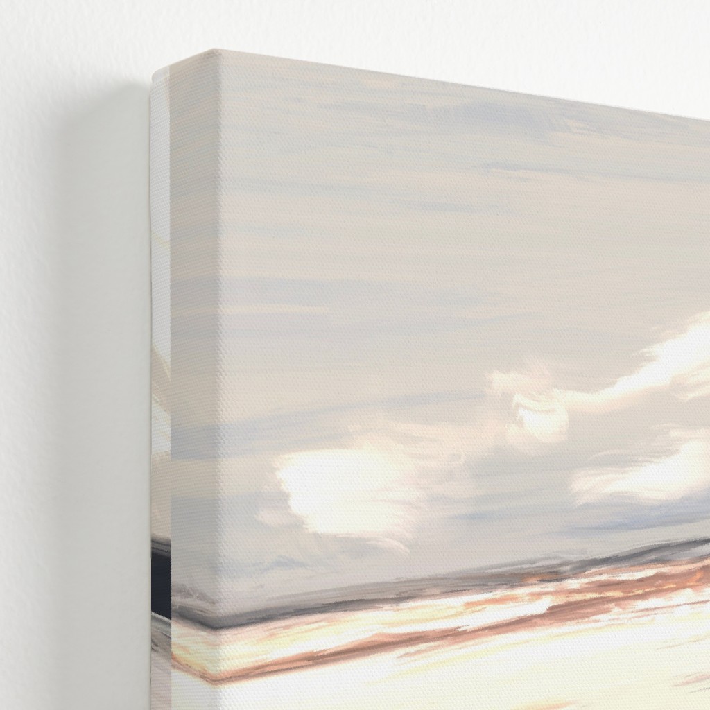 Ocean Sunset Seascape - Neutral Canvas Print | Shutterfly