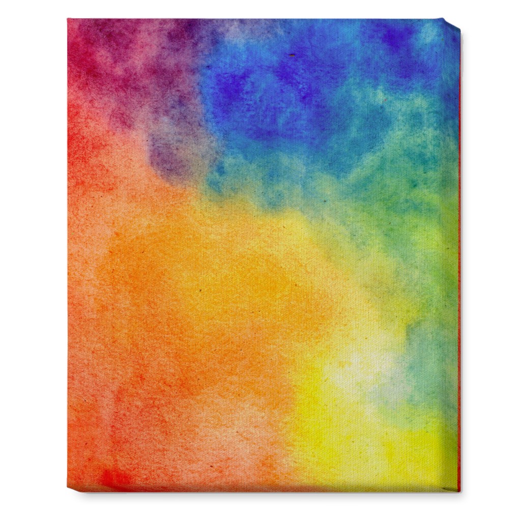 Watercolor Rainbow Abstract - Multi Wall Art | Shutterfly