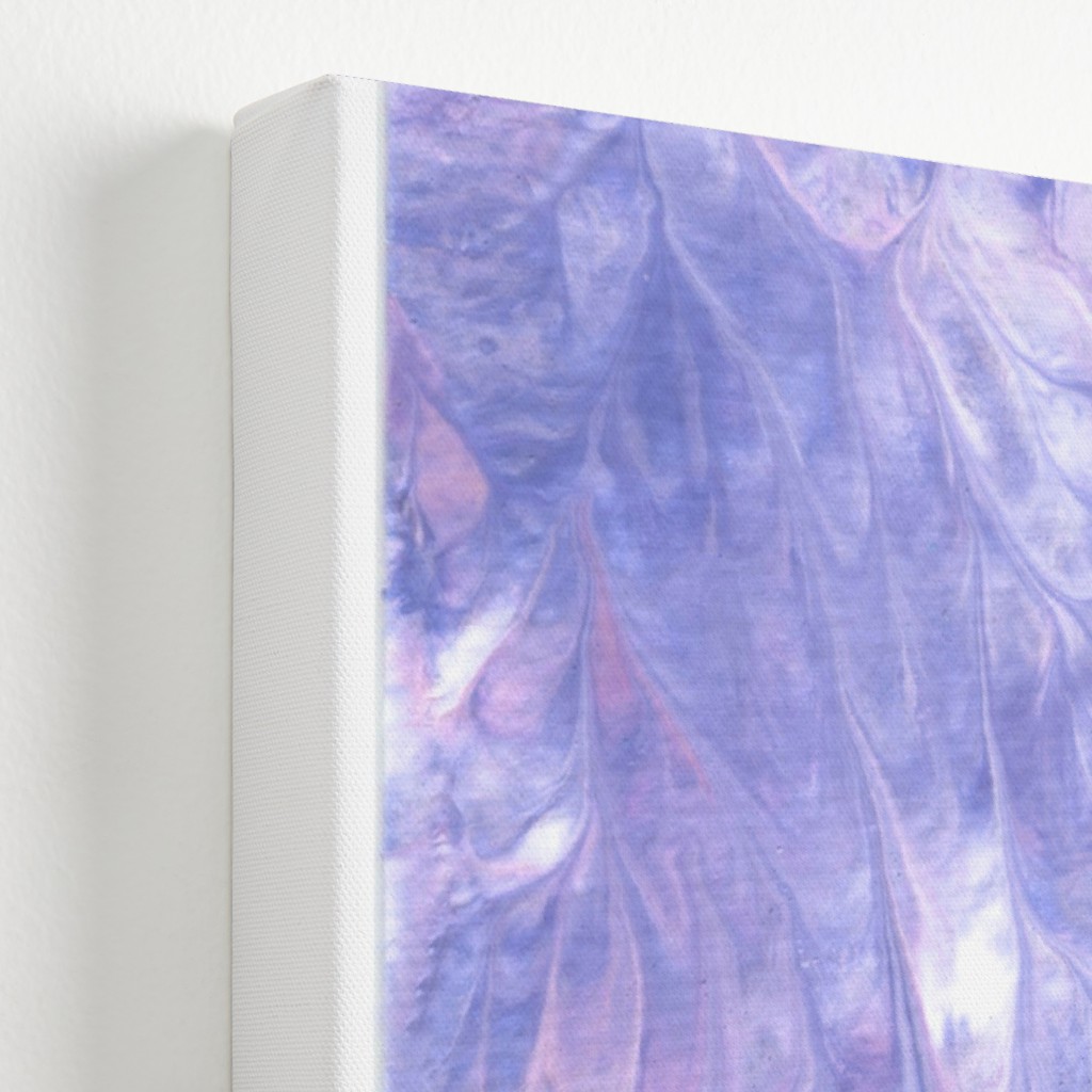 Acrylic Pour Abstract - Purple Canvas Print | Shutterfly