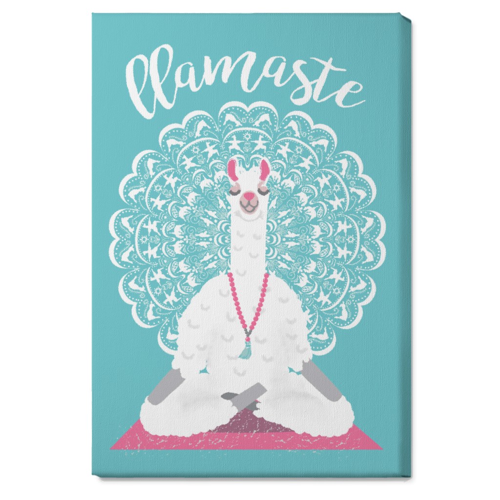 Llamaste - Green Wall Art | Shutterfly