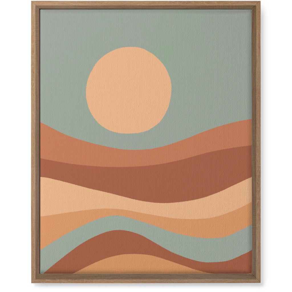 Tropical Seaside Sunrise With Waves - Blue and Orange Notebook | Shutterfly