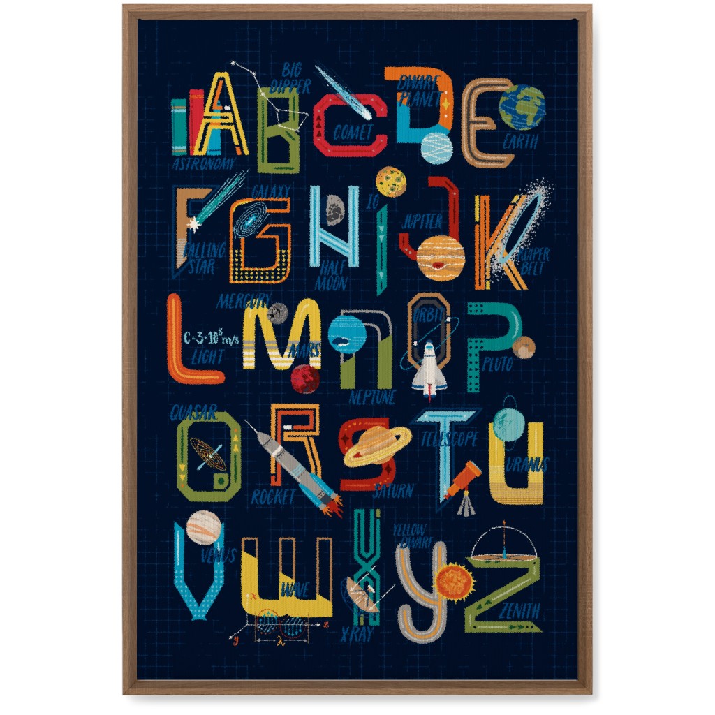 Outer Space Alphabet - Rocket, Planets, Science, Astronomy & Stem ...