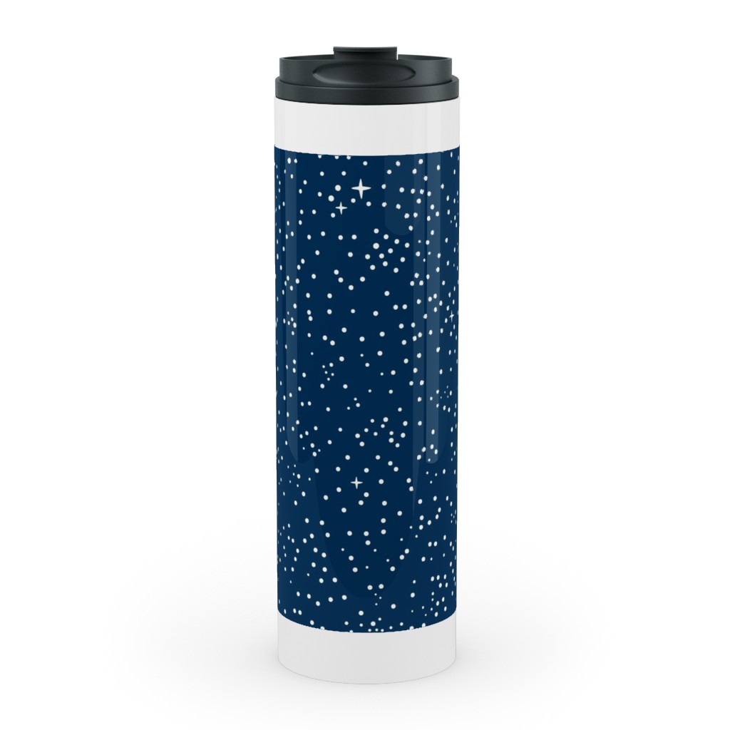 Tiny Stars in Space - Dark Blue Stainless Mug | Shutterfly