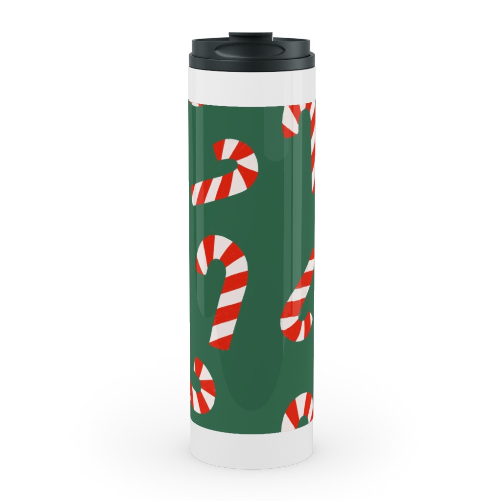 Candy Cane Pattern Stainless Mug | Shutterfly