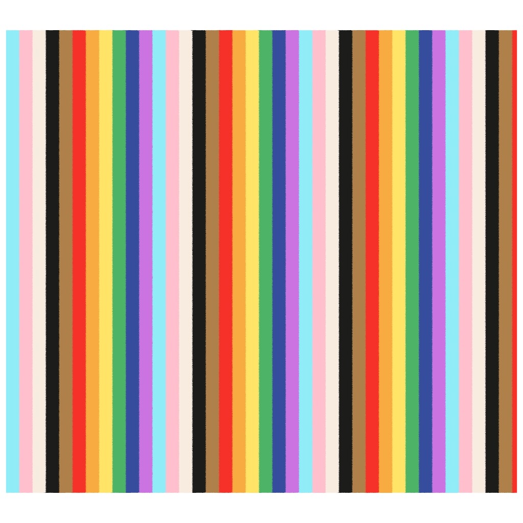 Lgbtq Stripes - Rainbow Pride Flag - Vertical Stainless Mug | Shutterfly