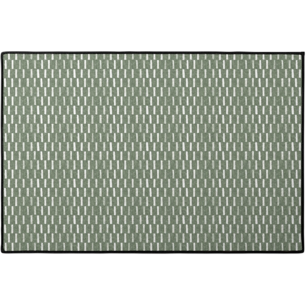 Block Print Dash - Sage Door Mat | Shutterfly