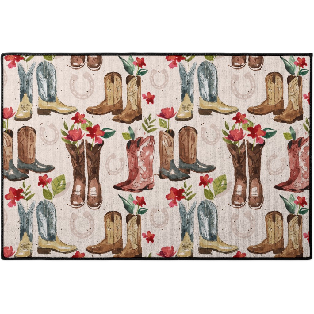 Western Boots - Multi Door Mat | Shutterfly