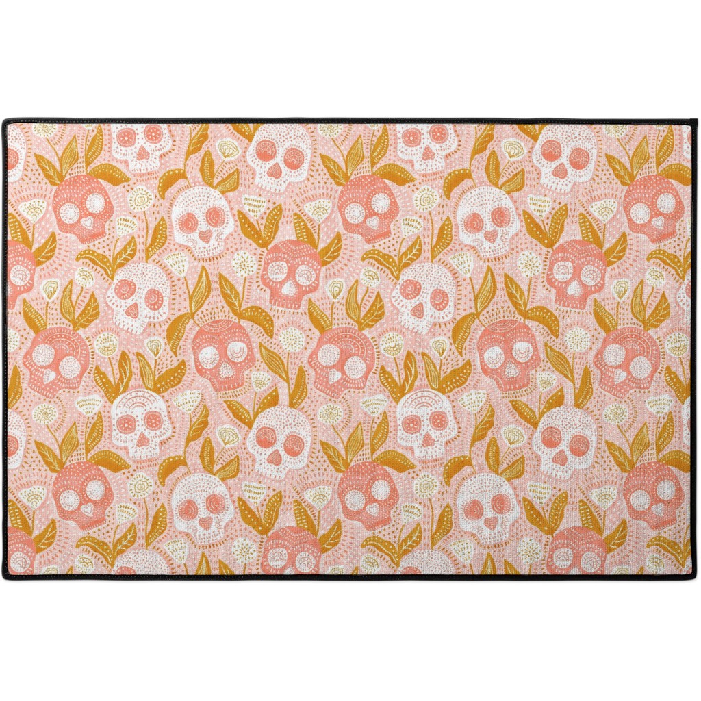 Halloween Skulls - Pastel Door Mat | Shutterfly