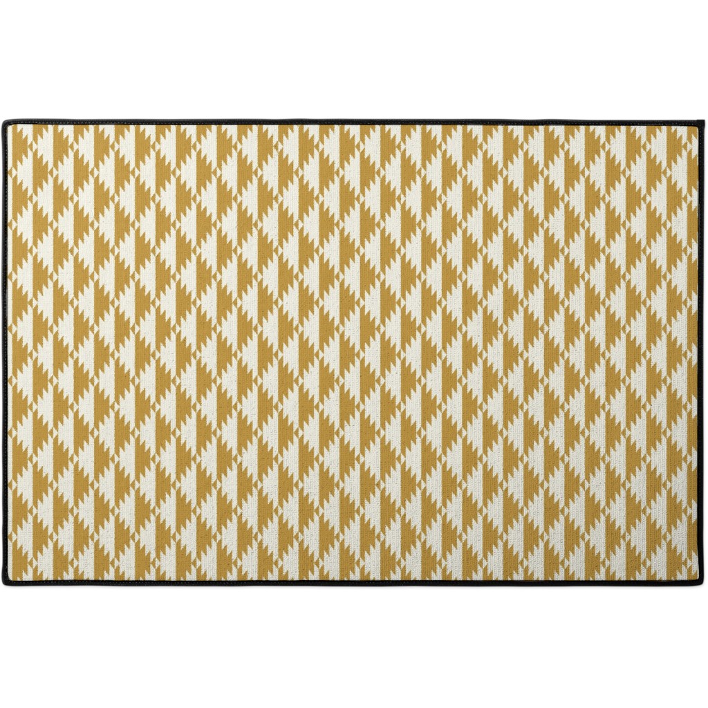 Tribal - Gold Door Mat | Shutterfly