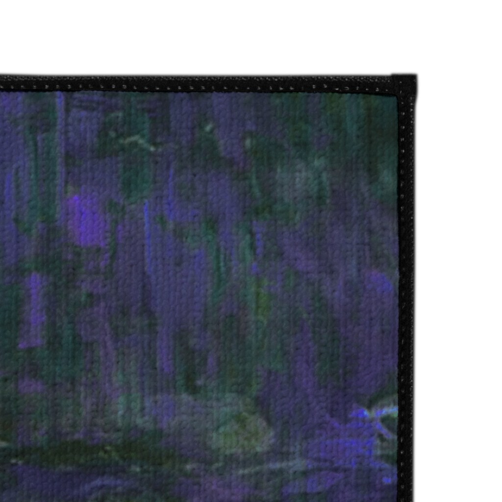 Claude Monet Waterlilies At Night Door Mat | Shutterfly