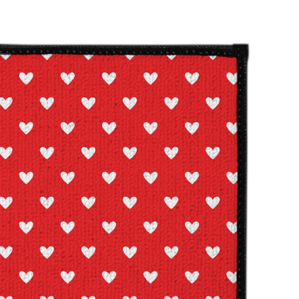Love Hearts - Red Door Mat | Shutterfly