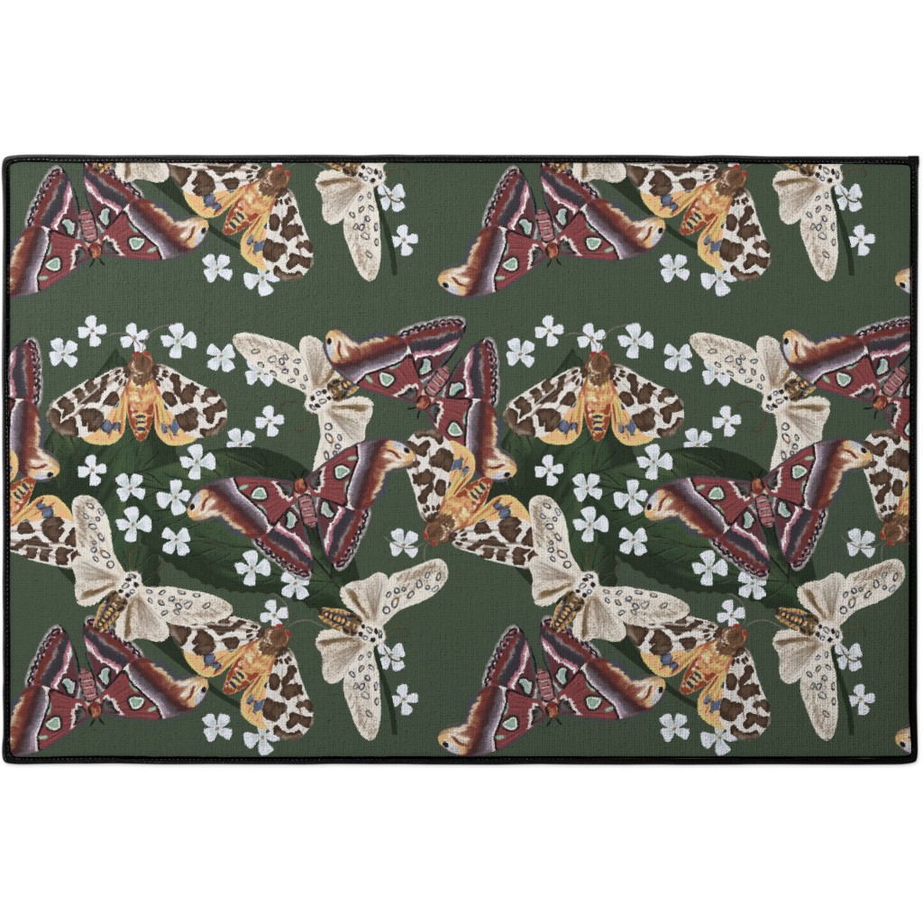 Moth Frenzy - Multi Door Mat | Shutterfly
