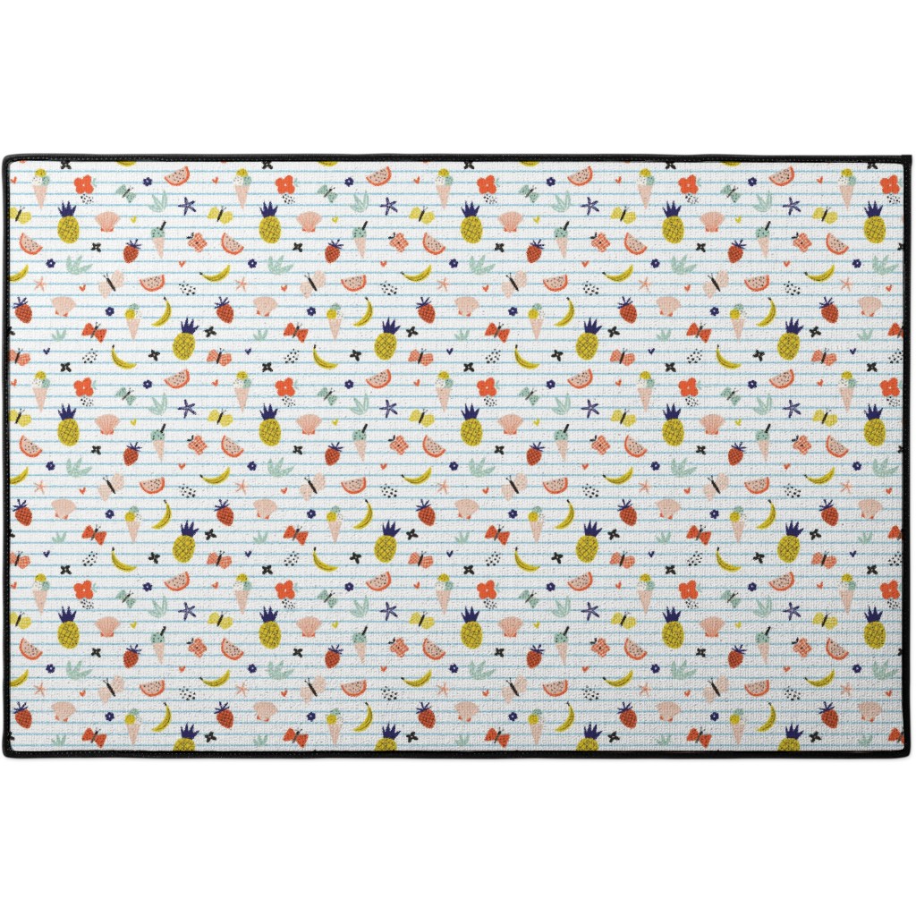 Summer Loving Stripe - Multi Door Mat | Shutterfly