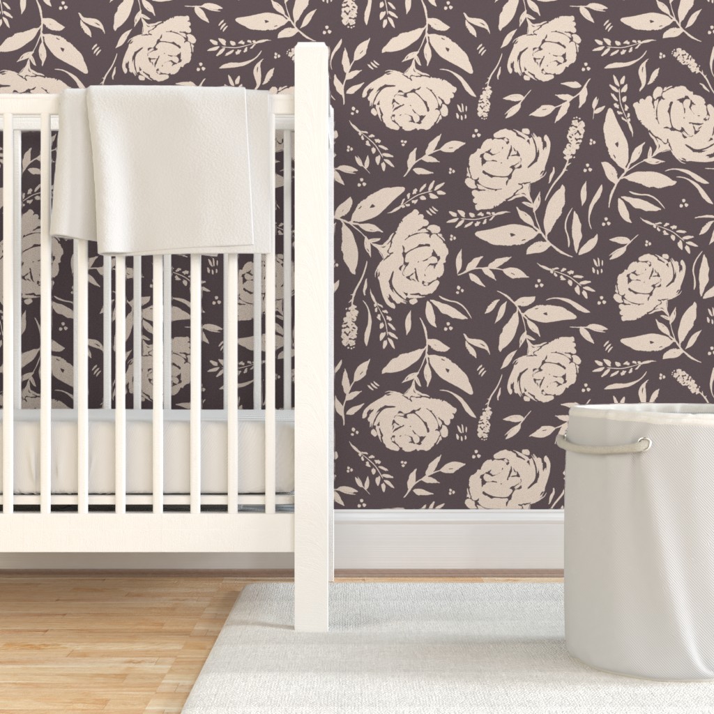 Rustic Roses in Bloom Wallpaper | Shutterfly