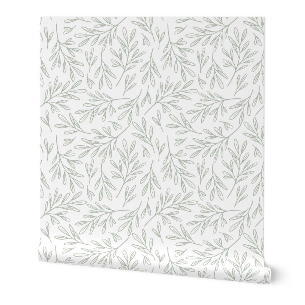 Simple Botanical - Neutral Wallpaper | Shutterfly