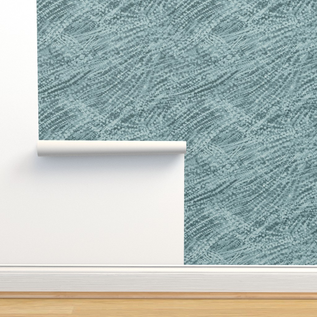 Dot Trail - Teal Wallpaper | Shutterfly