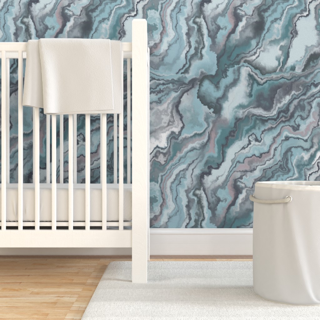 Marble Texture - Blue Wallpaper | Shutterfly