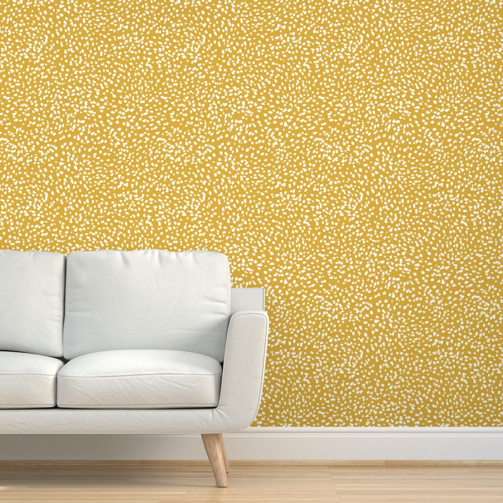 Brushstroke Painterly Dots Wallpaper | Shutterfly
