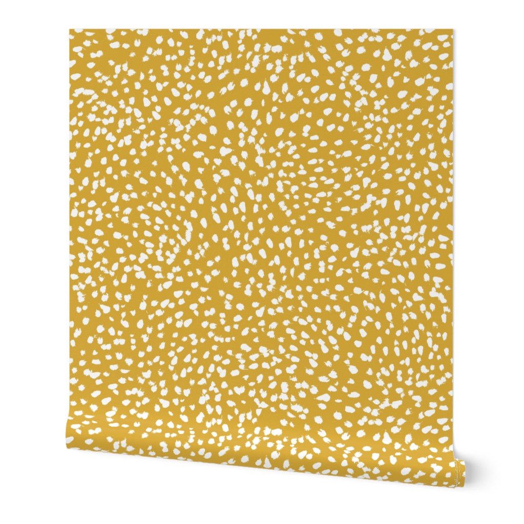 Brushstroke Painterly Dots Wallpaper | Shutterfly