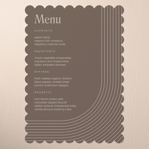 Rounded Flat Menus | Shutterfly