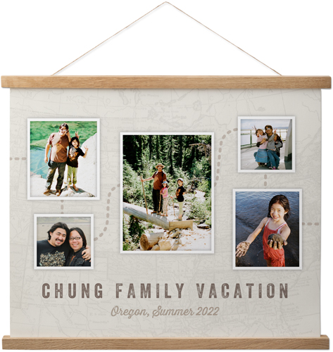 On the Map Hanging Canvas Print by Shutterfly | Shutterfly