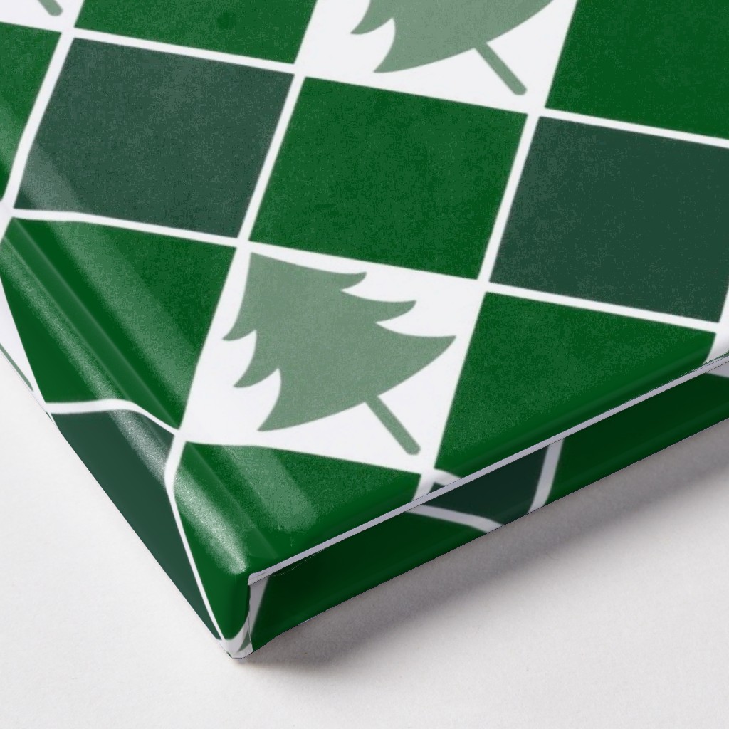 Christmas Tree Checkers - Green Journal | Shutterfly