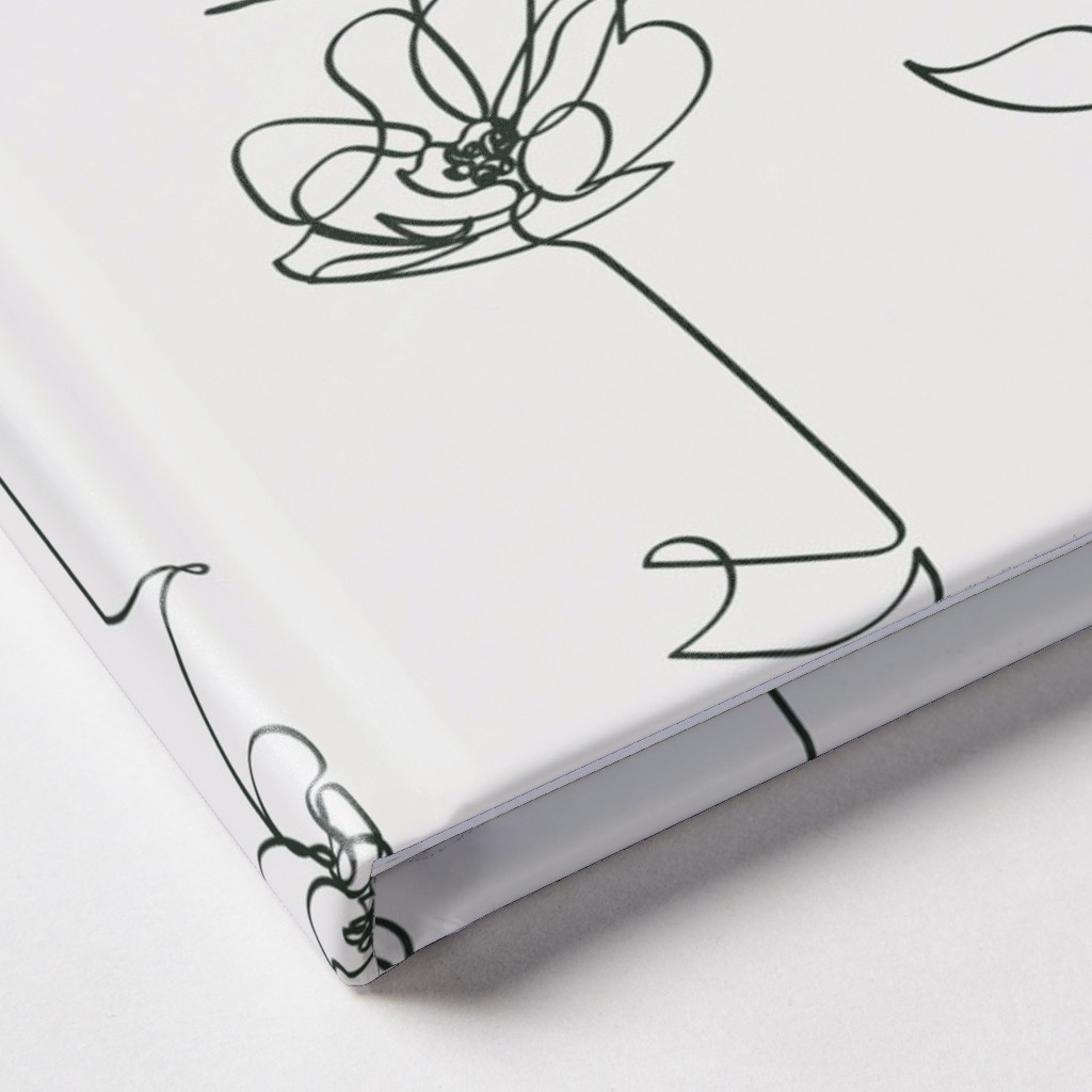 One Line Floral - Light Journal | Shutterfly