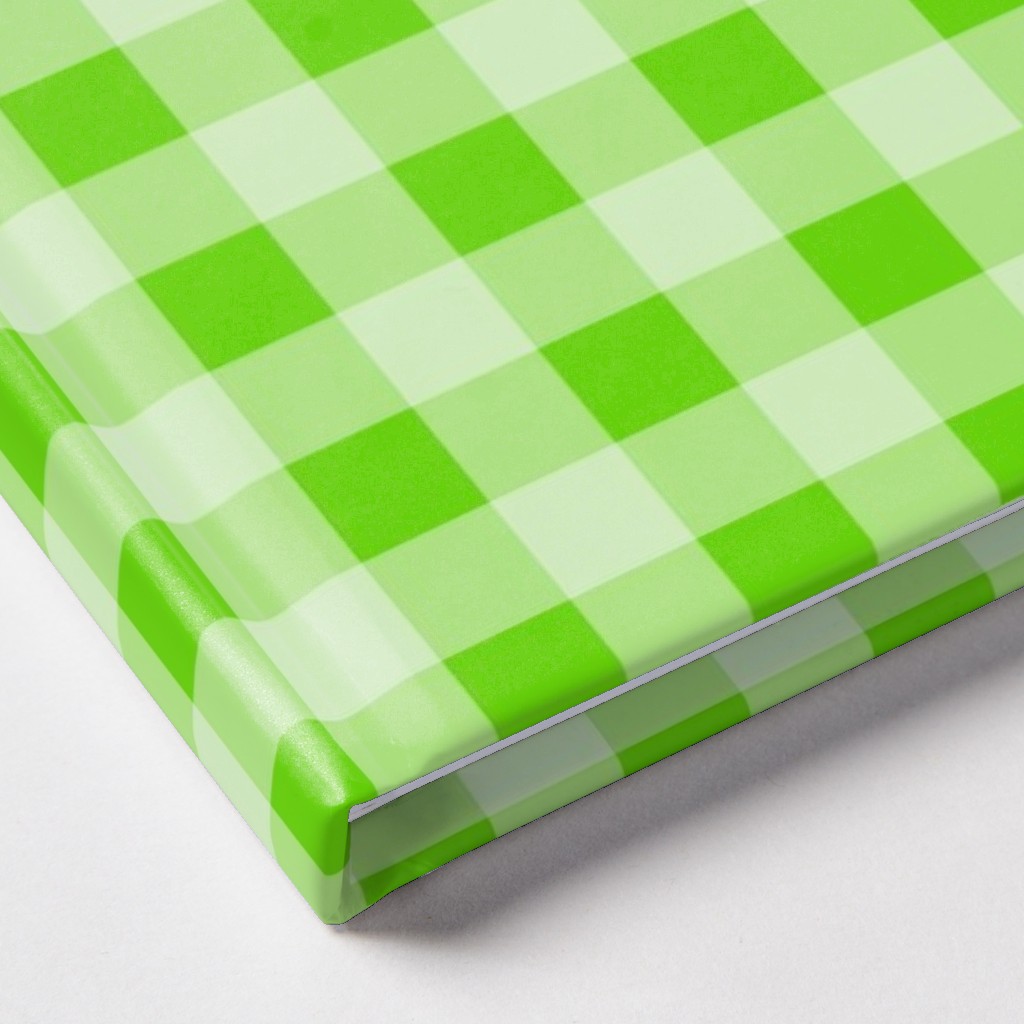 Gingham Checker - Green Journal | Shutterfly